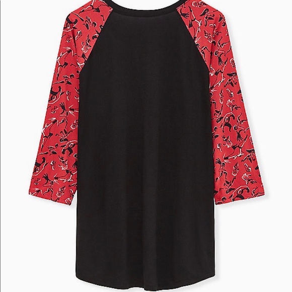 torrid | Tops | Disneypixar Incredibles Blackred Raglan Top | Poshmark